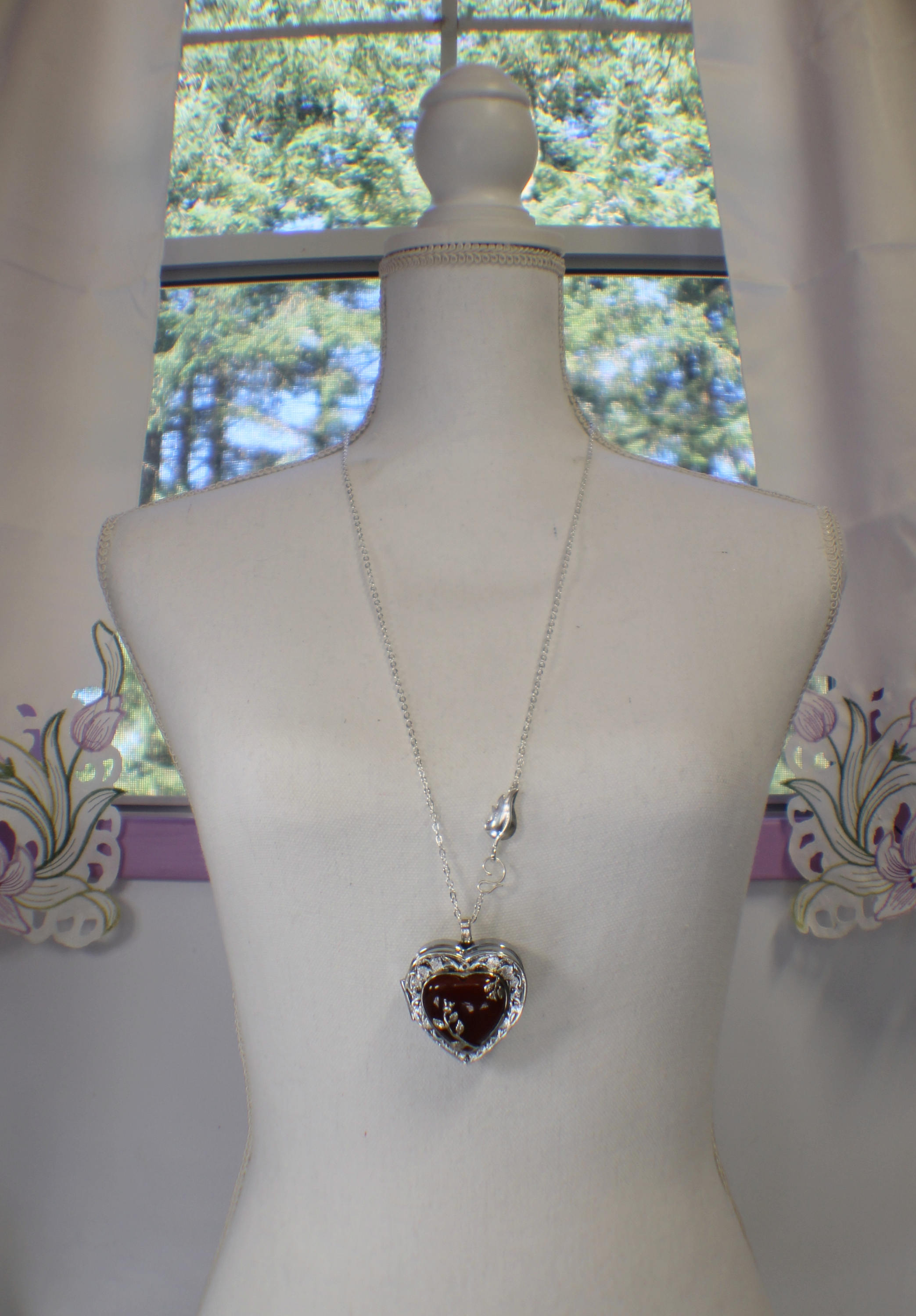 Red Agate Chakra Music Box Locket Music Box Locket Music Box | Etsy