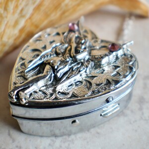 Music Box Locket, Heart Shaped Locket With Music Box Inside, in ...