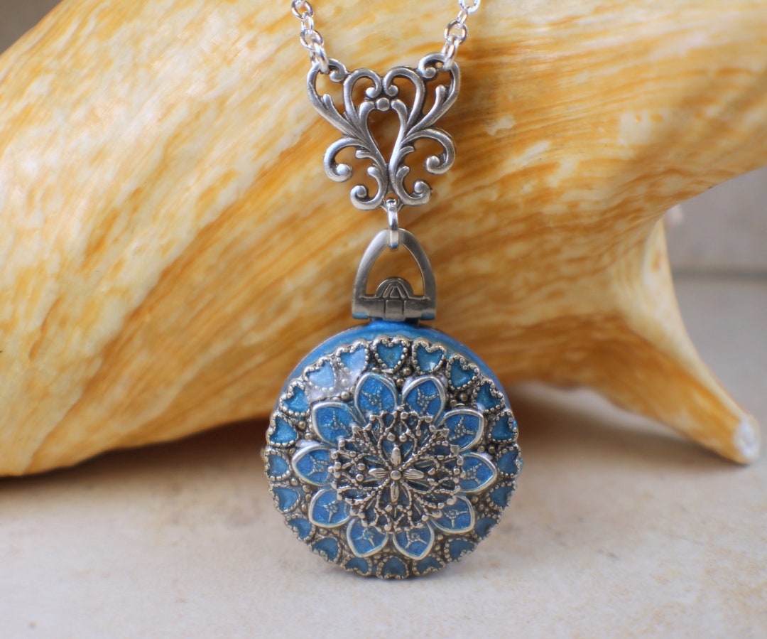 Four Photo Locket Necklace, Multi Picture Locket, Photo Locket, Multi ...