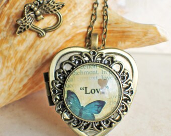 Music Box Locket Heart Locket With Music Box Inside in | Etsy