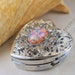 Pink Glass Opal Music Box Locket Music Box Locket Musical - Etsy