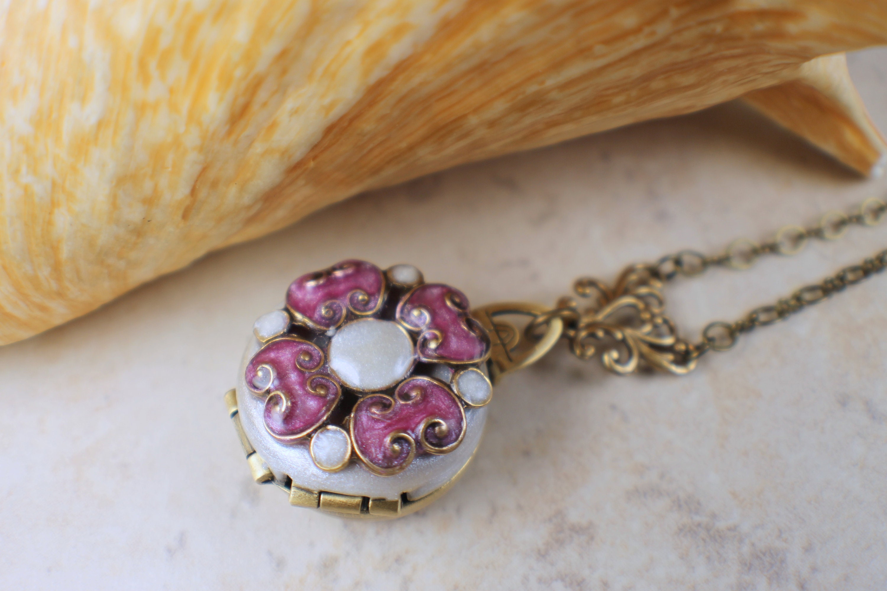 Four Photo Locket Necklace Multi Picture Locket Photo | Etsy