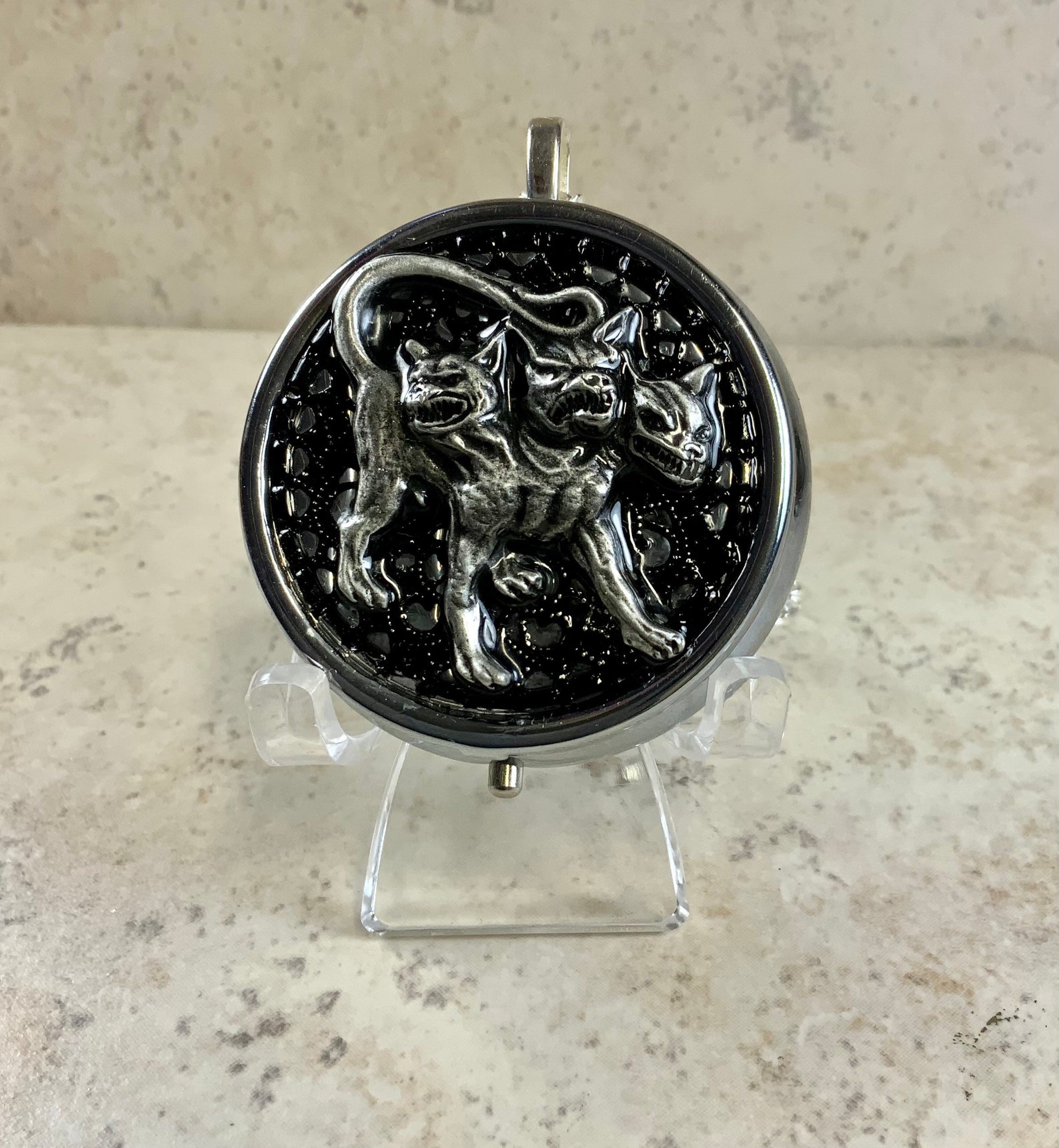 Cerebus Music Box Round Music Box Pendant Music Box Jewelry - Etsy