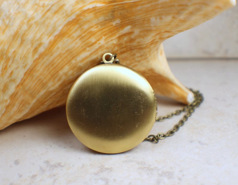 Green Peridot Locket Small Photo Locket Photo Locket - Etsy