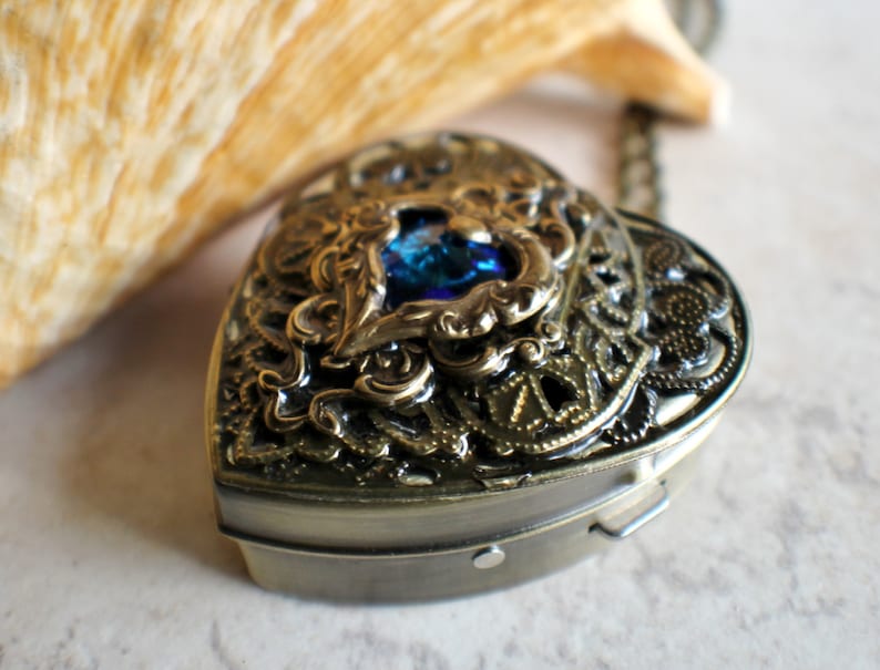 Heart Music Box Locket Heart Shaped Locket With Music Box - Etsy