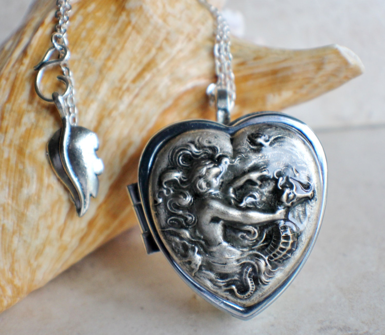 Music Box Locket Heart Shaped Locket With Music Box Inside - Etsy