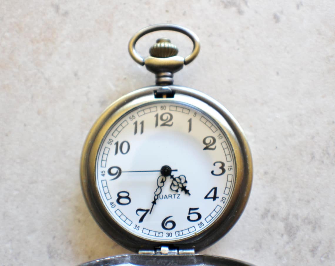 Armadillo Pocket Watch Mens Pocket Watch With Armadillo - Etsy