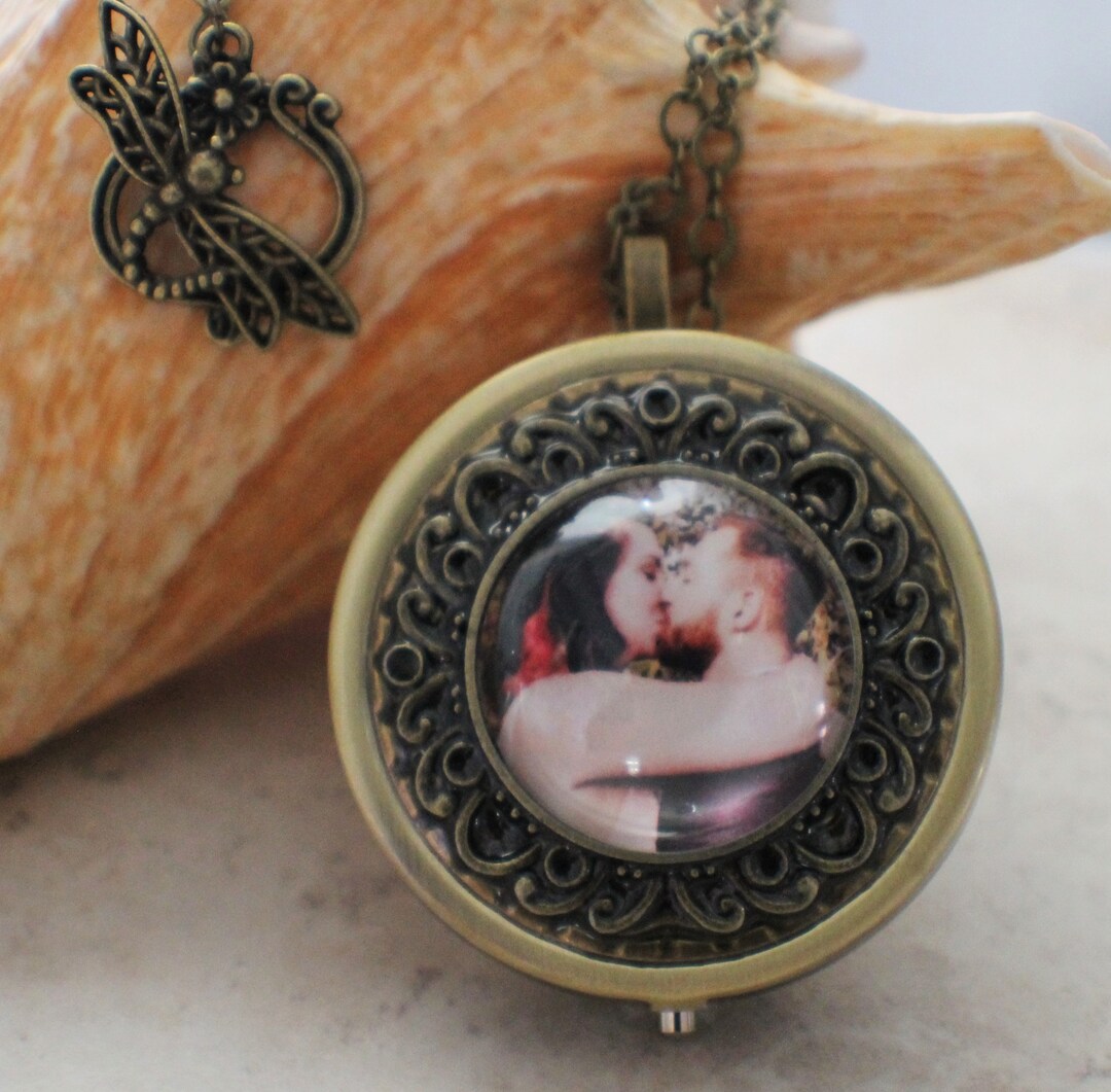 Personalized Music Box Locket, Music Box Locket, Photo Locket, Music ...