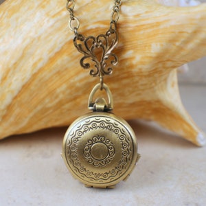 Four Photo Locket Necklace, Multi Picture Locket, Photo Locket, Multi ...