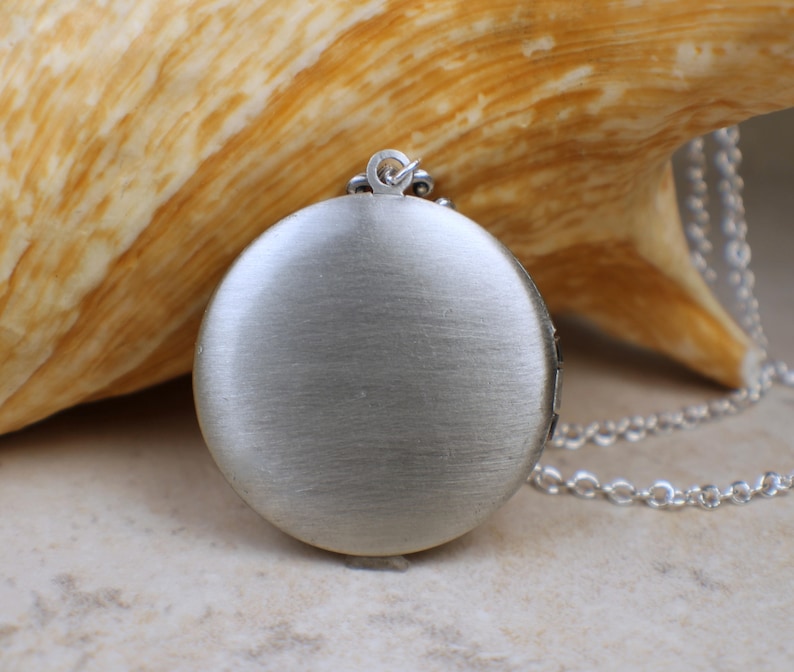 Emerald Green Glass Opal Locket Small Photo Locket Photo - Etsy