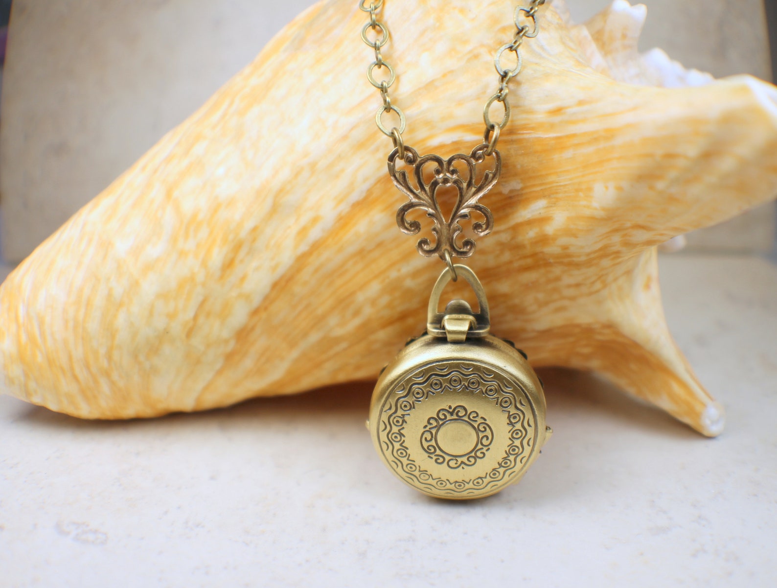 Siam Red Crystal Locket Bronze Photo Locket Four Photo - Etsy