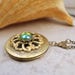 Green Peridot Locket, Small Photo Locket, Photo Locket Necklace ...