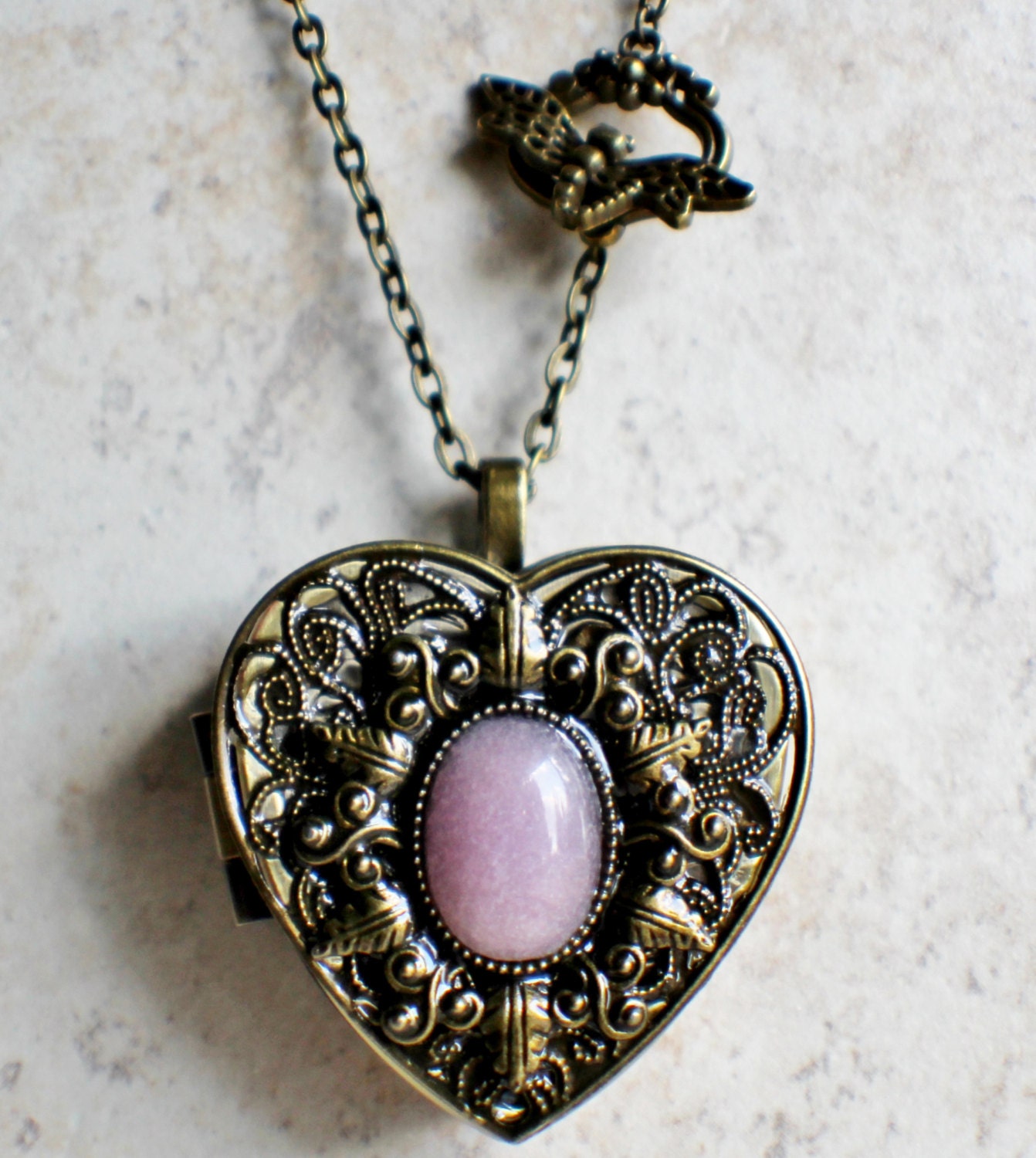 Music Box Locket Heart Shaped Locket With Music Box Inside - Etsy