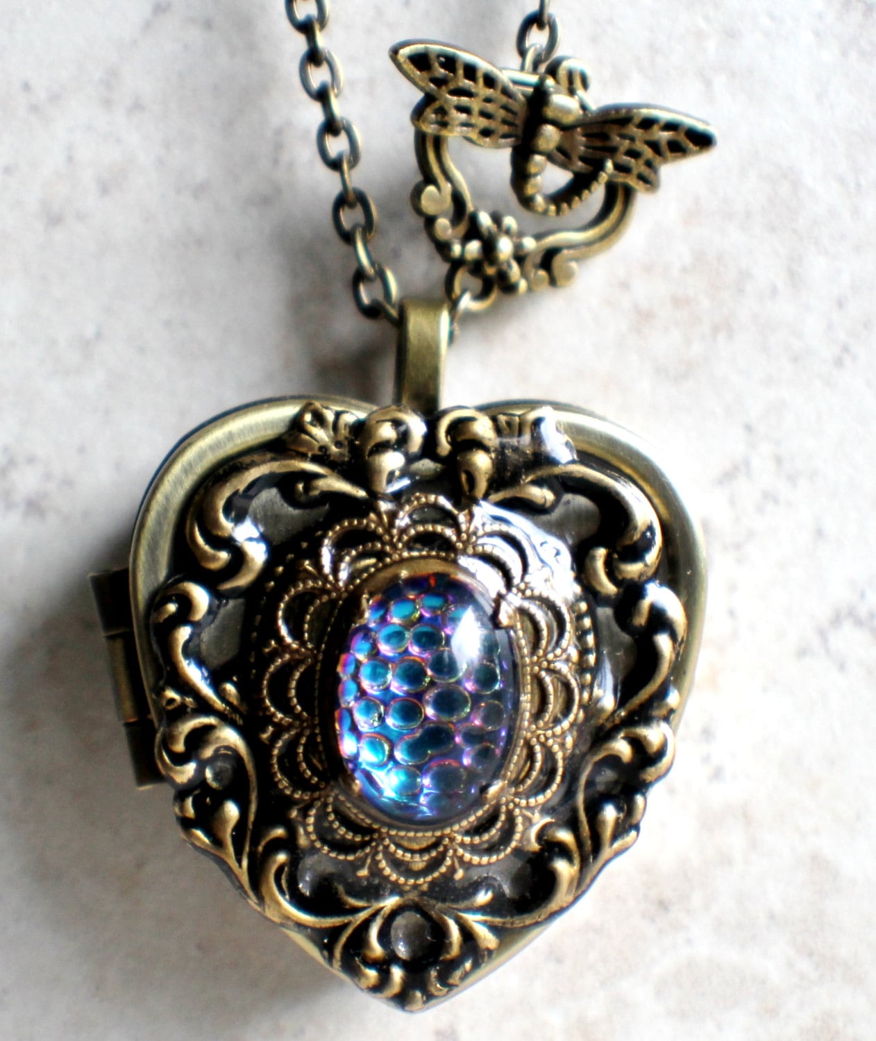 Music Box Locket Heart Locket With Music Box Inside in - Etsy