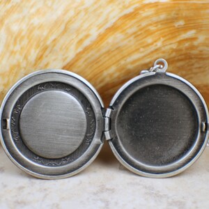 Silver Lion Locket, Small Photo Locket, Photo Locket Necklace, Picture ...