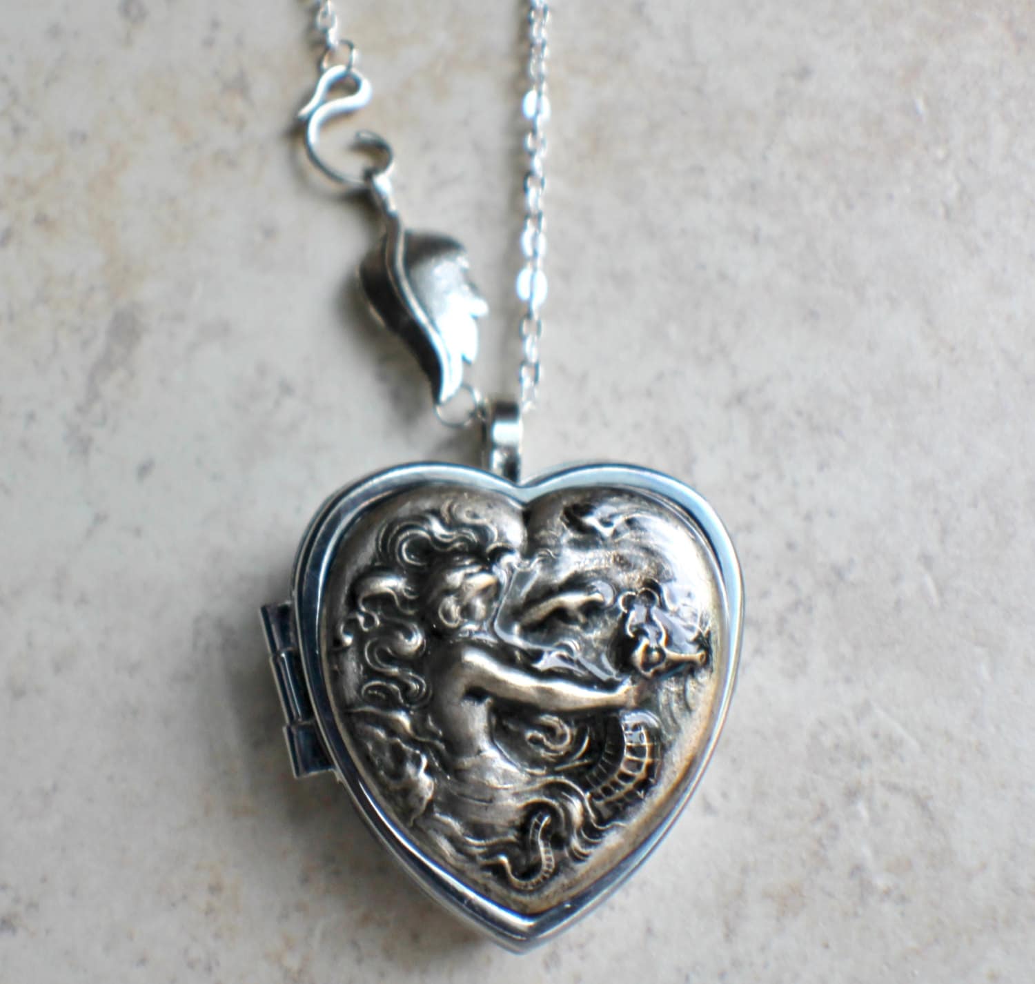 Music Box Locket Heart Shaped Locket With Music Box Inside - Etsy