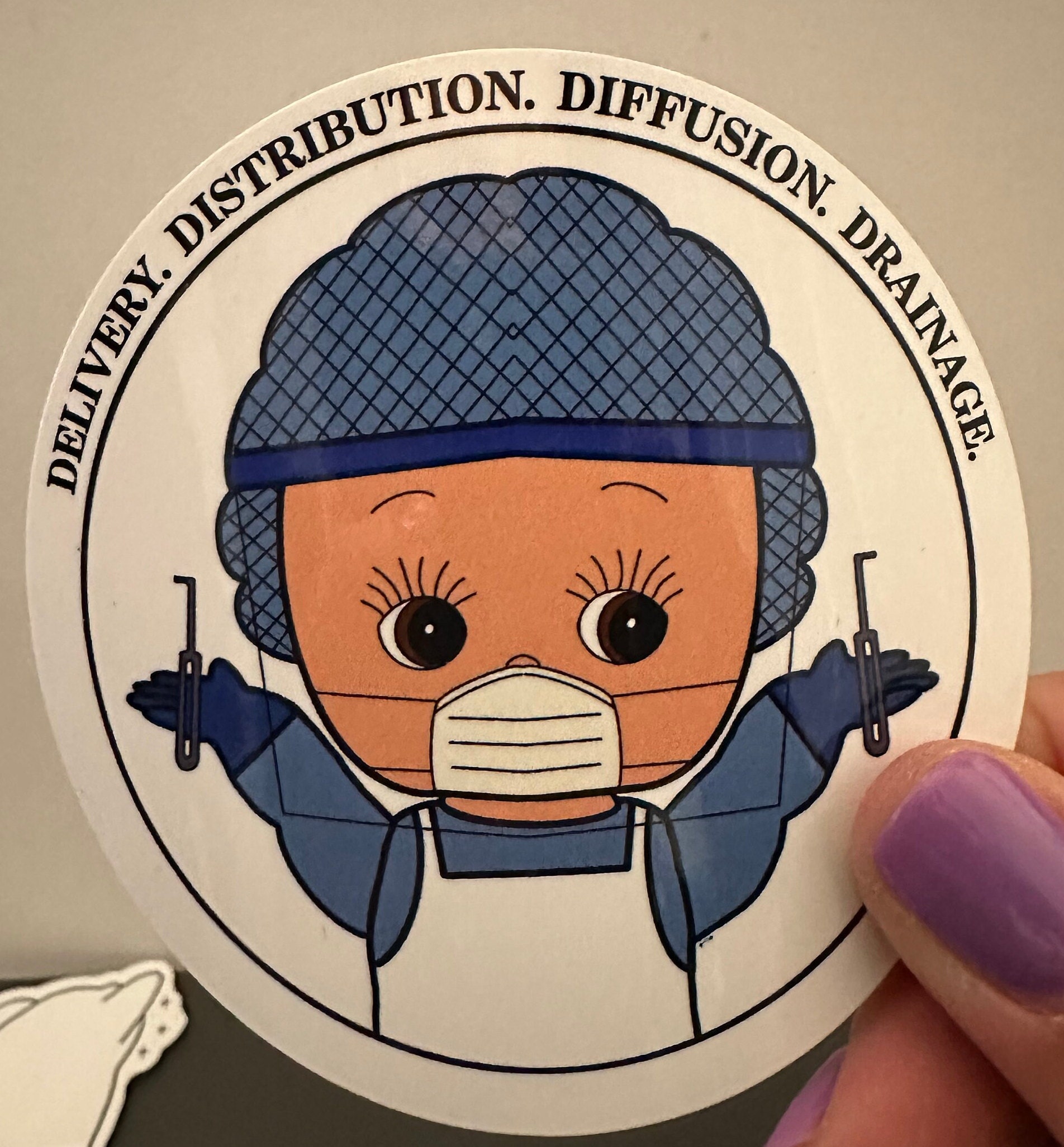 Kewpie Embalmer Sticker - Etsy