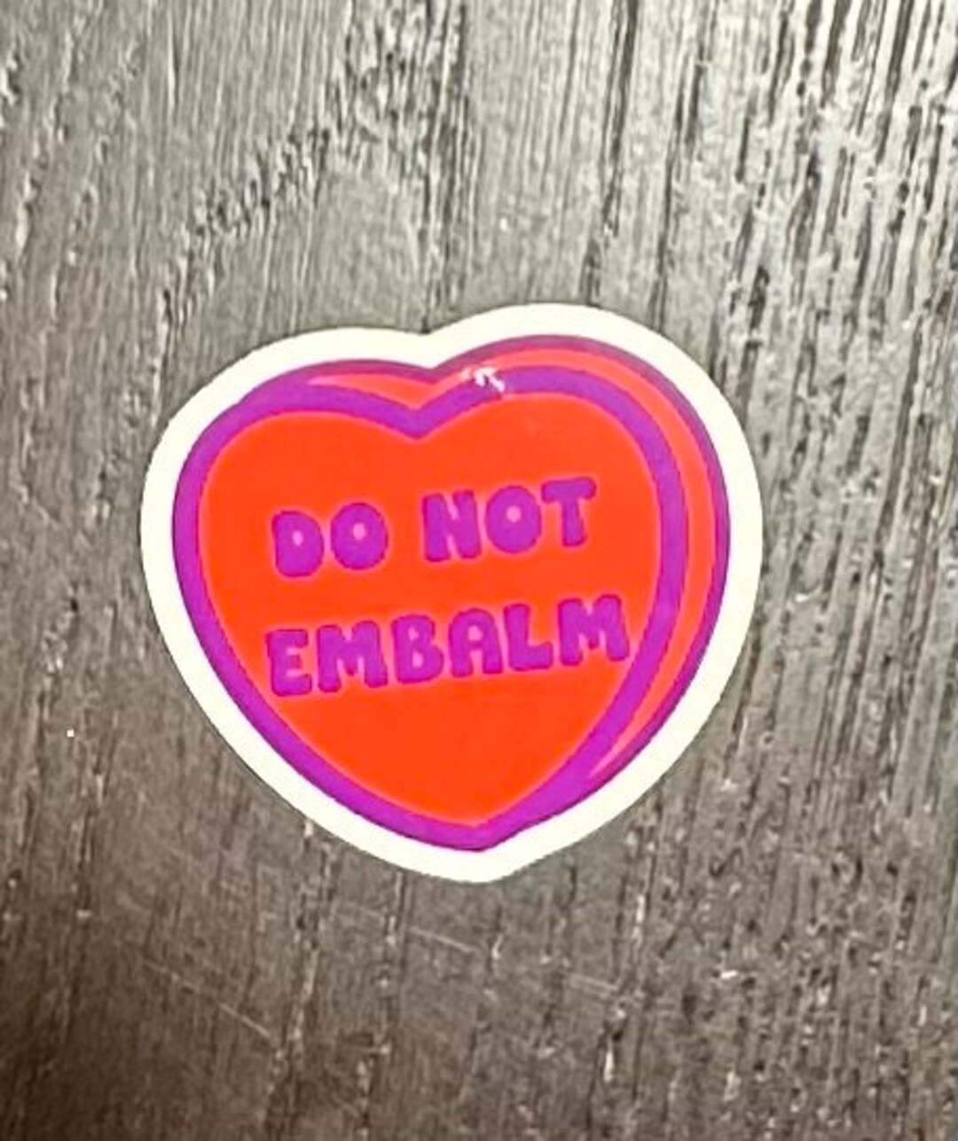 Do Not Embalm Sticker - Etsy
