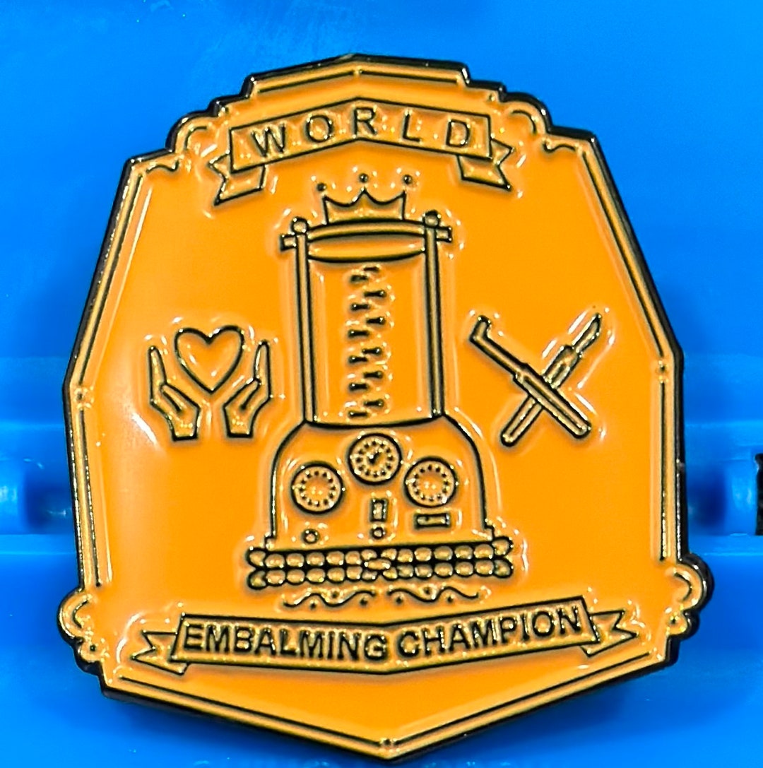 World Embalming Champion Pin - Etsy