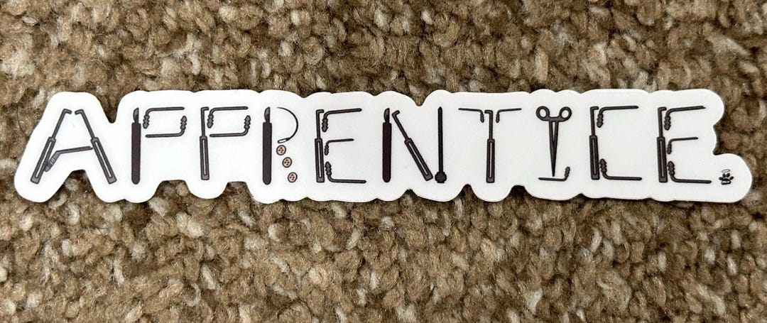 Apprentice Sticker - Etsy