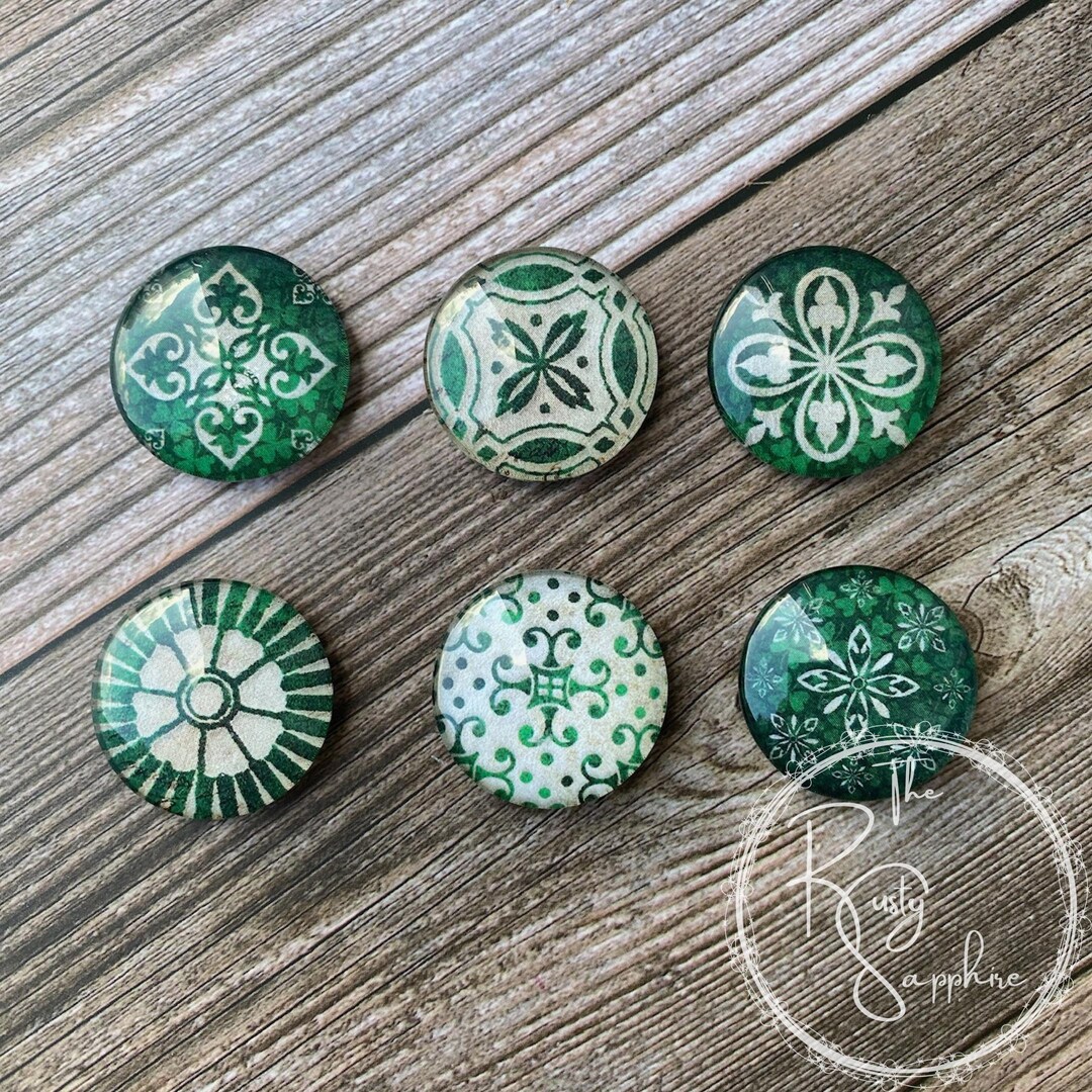 Celtic Inspired Magnets Set of 6, Irish Magnets, Office Decor, Fridge ...