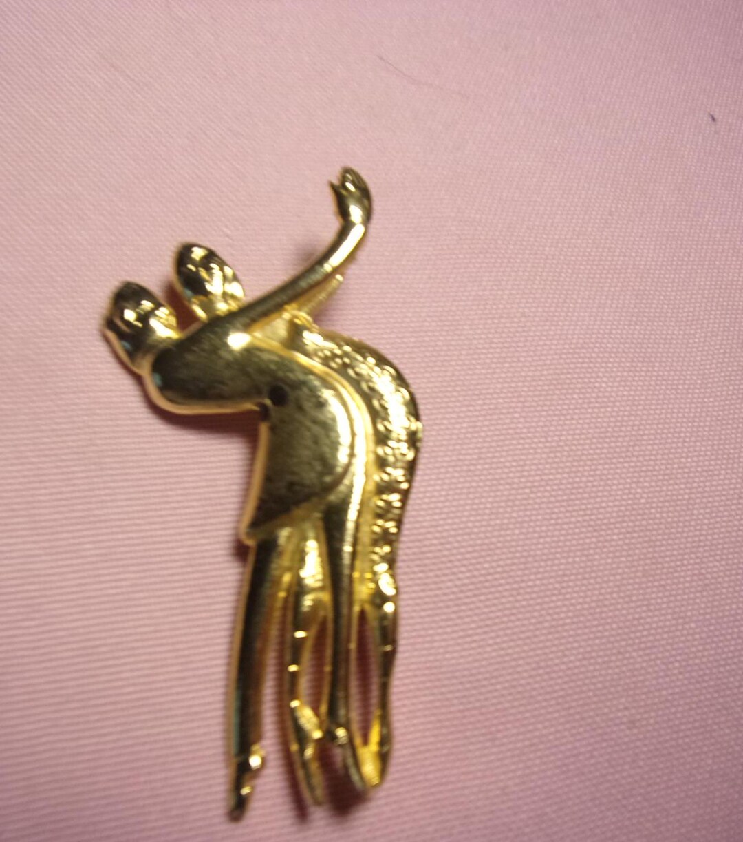 Vintage Gold Tone Couple Dancing Brooch - Etsy