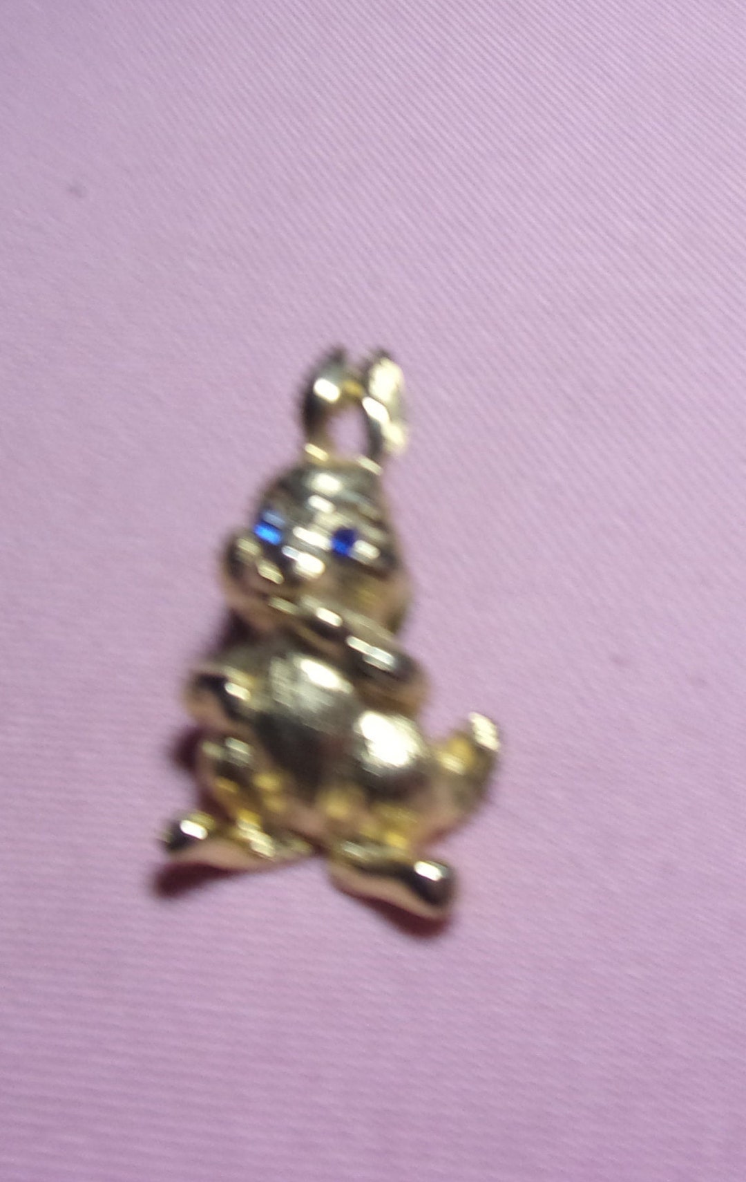 Vintage Gold Tone Bunny Rabbit Tac Pin - Etsy