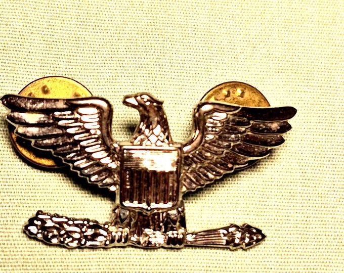 Vintage U S Army Full Bird Colonel Eagle Award Pin - Etsy