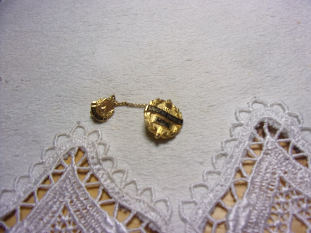 Vintage Student Council Lapel Pin - Etsy