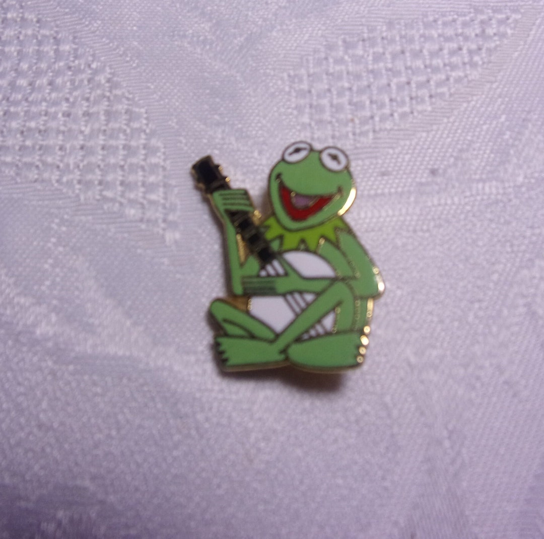 Vintage 80s Kermit the Frog Pin - Etsy