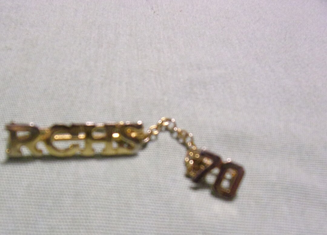 Vintage 1970 High School Lapel Pin - Etsy