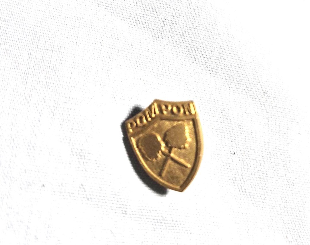 Vintage Jostens Pom Pom Pin - Etsy