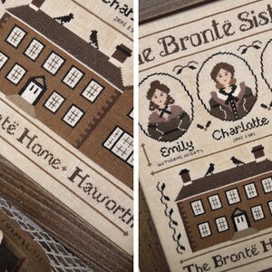 The Brontë Sisters - Literary Women Series - PDF DIGITAL Cross Stitch ...