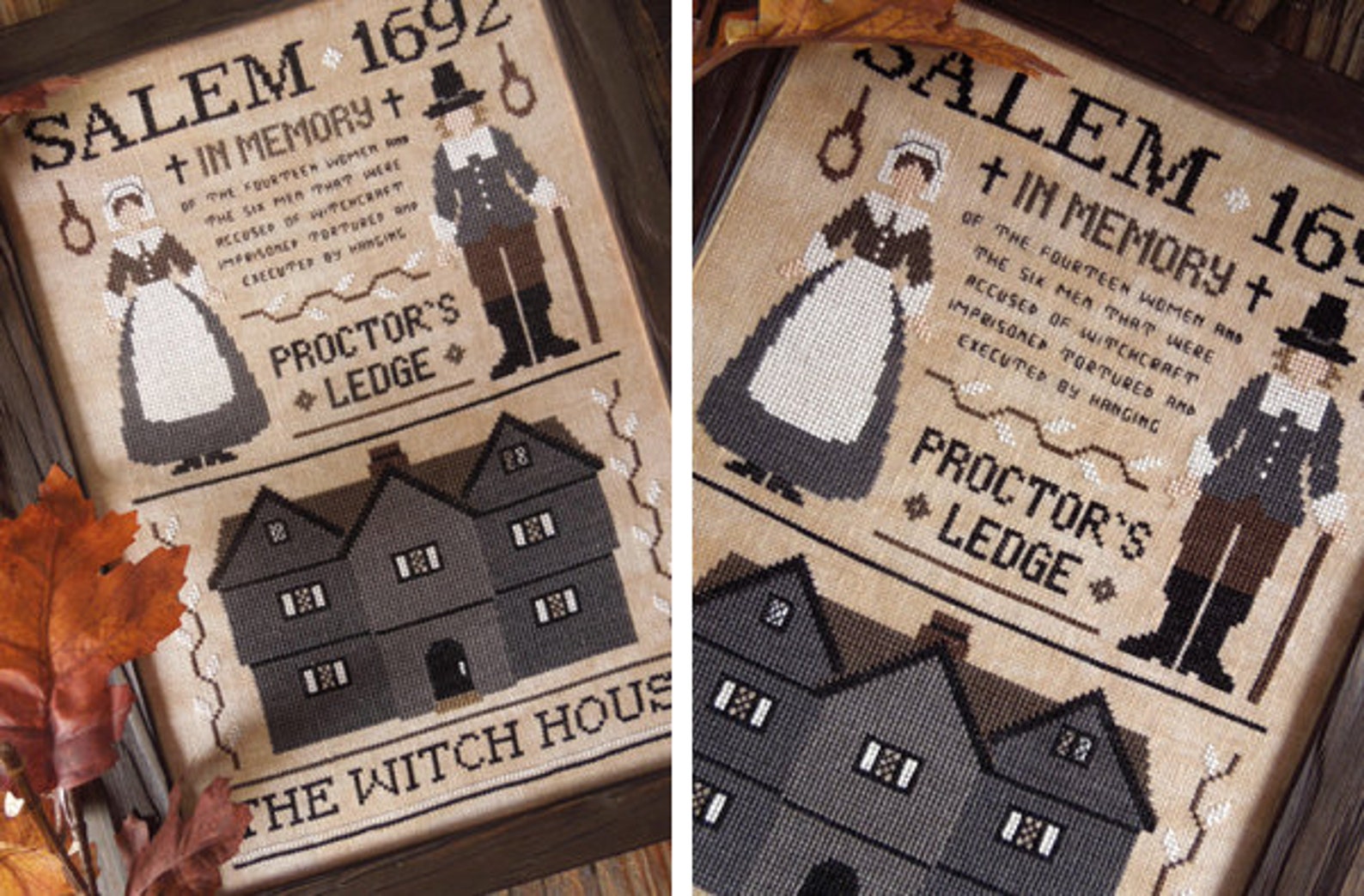 Salem 1692 - PDF DIGITAL Cross Stitch Pattern - Etsy