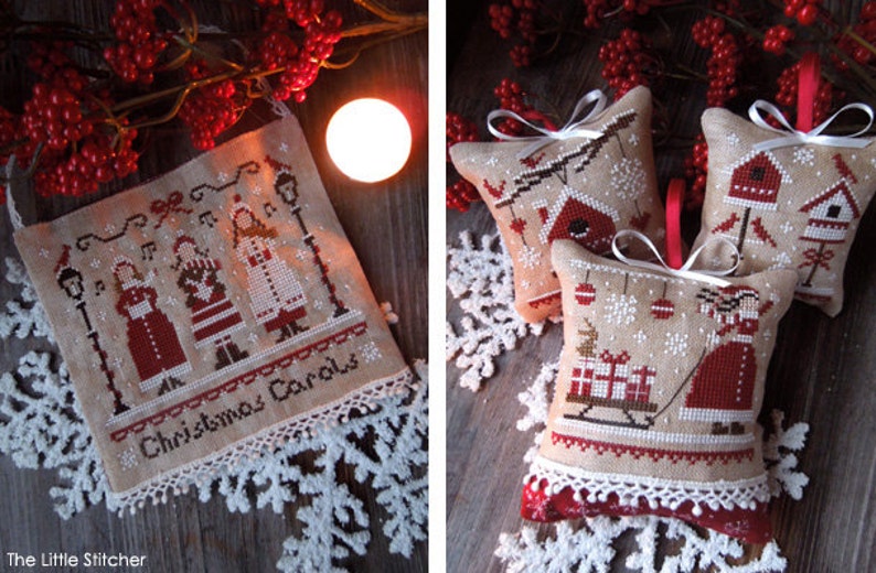 Red Christmas The Colors of Christmas PDF DIGITAL Cross - Etsy Italia