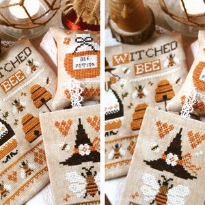 Bee Witched - PDF DIGITAL Cross Stitch Pattern - Etsy