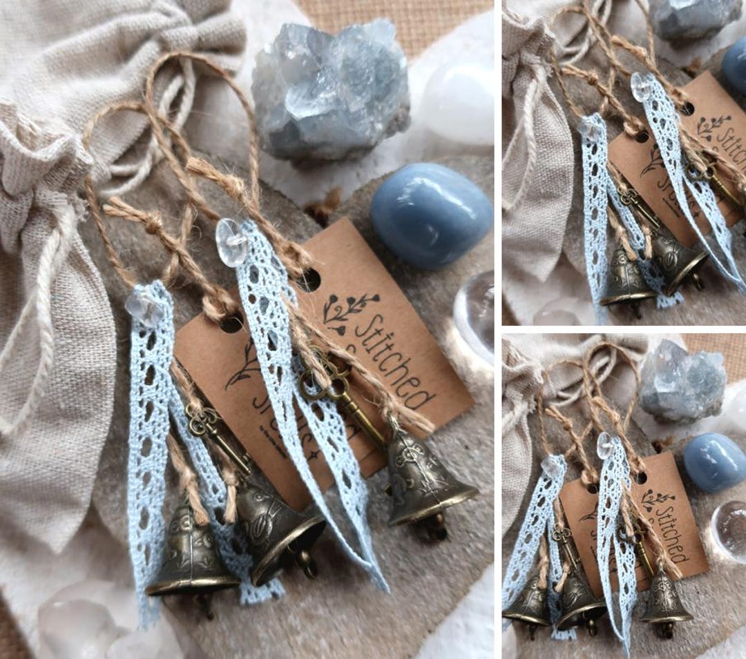 Tiny Witch's Bells - Ice Light Blue - Etsy