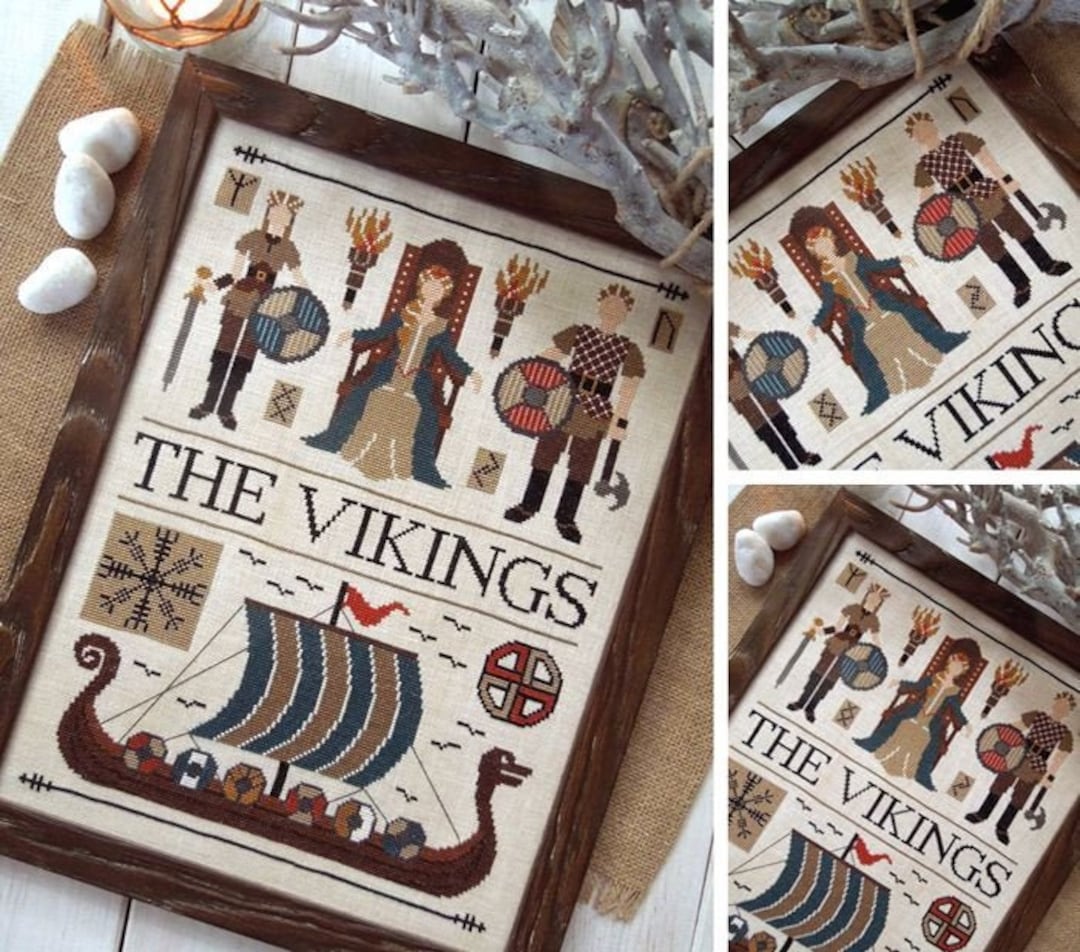 The Vikings - PDF DIGITAL Cross Stitch Pattern - Etsy
