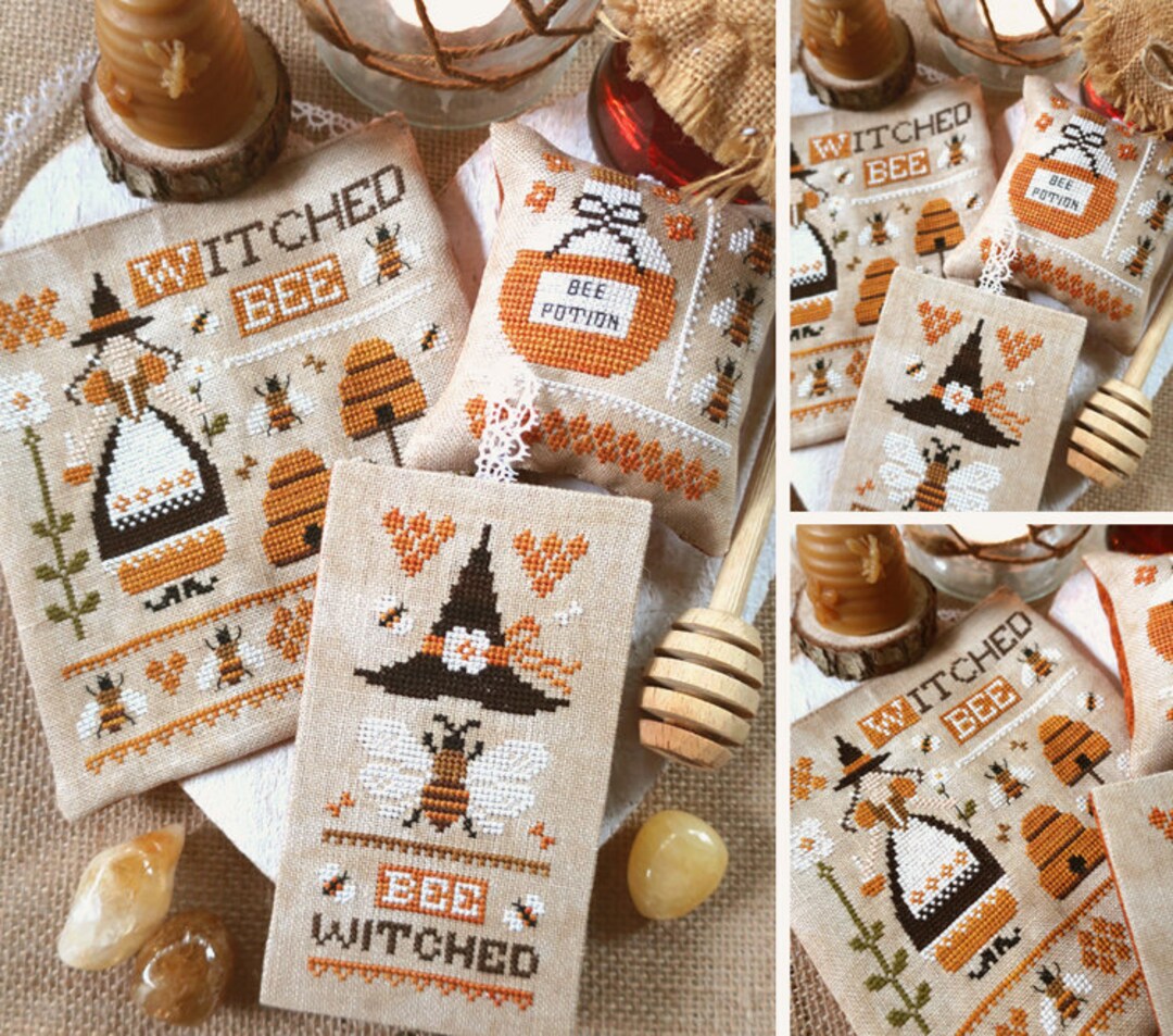 Bee Witched - PDF DIGITAL Cross Stitch Pattern - Etsy