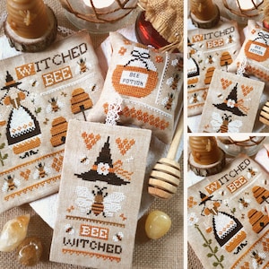 Bee Witched - PDF DIGITAL Cross Stitch Pattern - Etsy