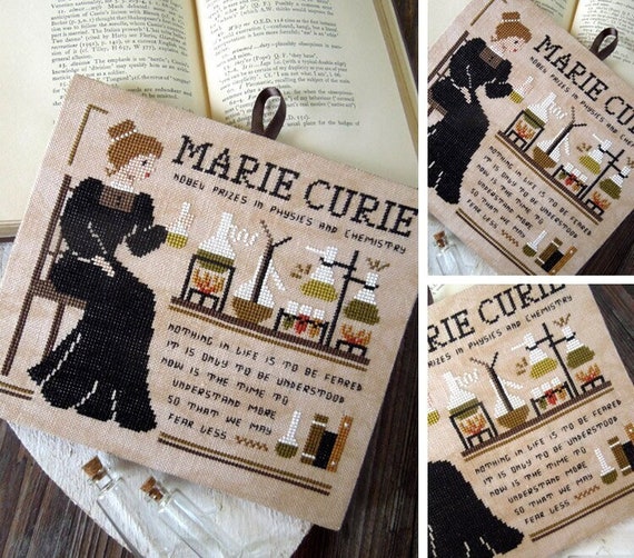 Marie Curie Science Women Series PDF DIGITAL Cross Stitch | Etsy