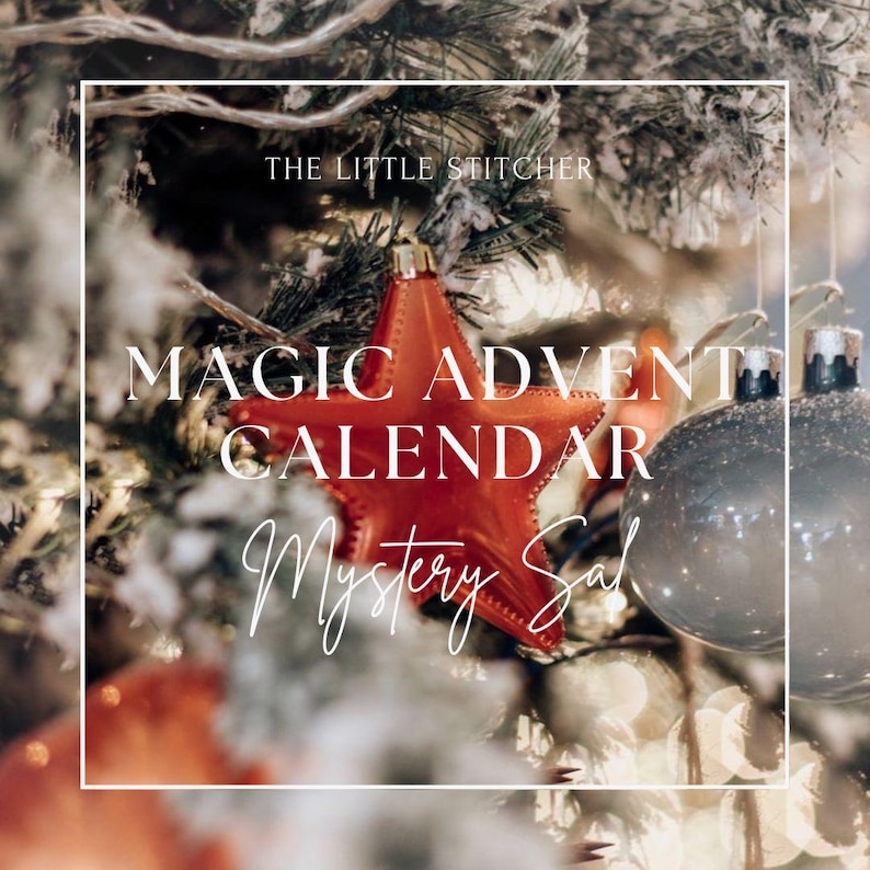 Magic Advent Calendar - PDF DIGITAL Cross Stitch Pattern - Etsy