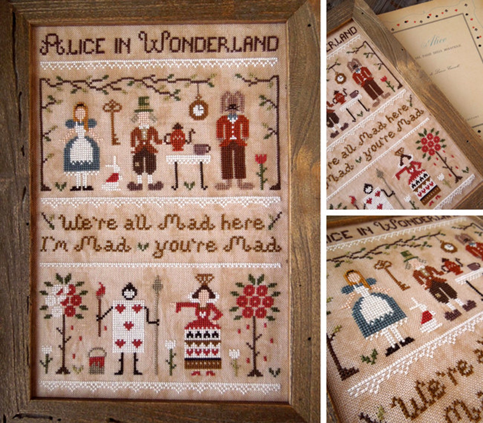 Alice in Wonderland PDF Digital Cross Stitch Pattern - Etsy
