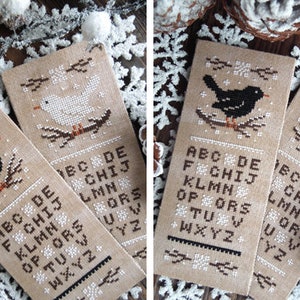 The Days of the Blackbird Bookmarks - PDF DIGITAL Cross Stitch Pattern ...