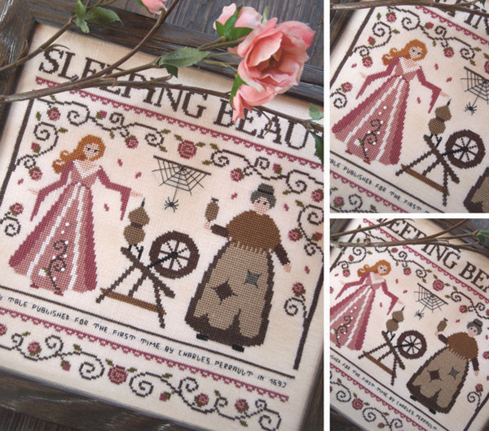 Sleeping Beauty PDF DIGITAL Cross Stitch Pattern - Etsy