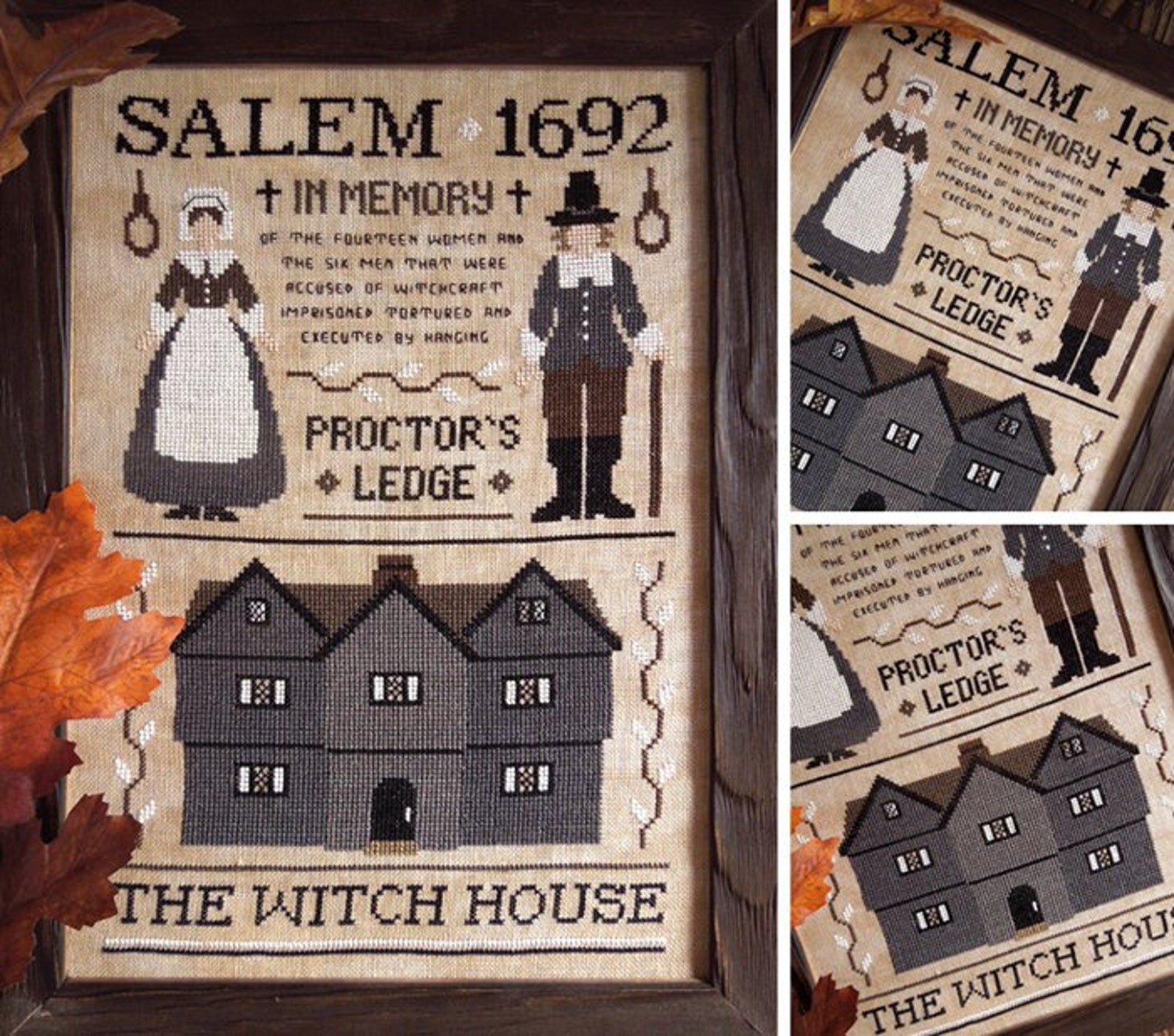Salem 1692 - PDF DIGITAL Cross Stitch Pattern - Etsy