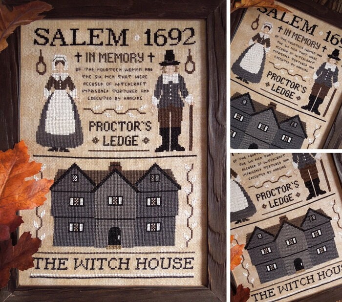 Salem 1692 PDF DIGITAL Cross Stitch Pattern - Etsy