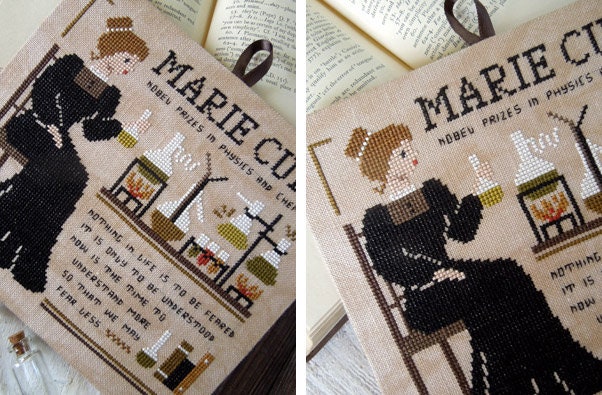 Marie Curie Science Women Series PDF DIGITAL Cross Stitch | Etsy
