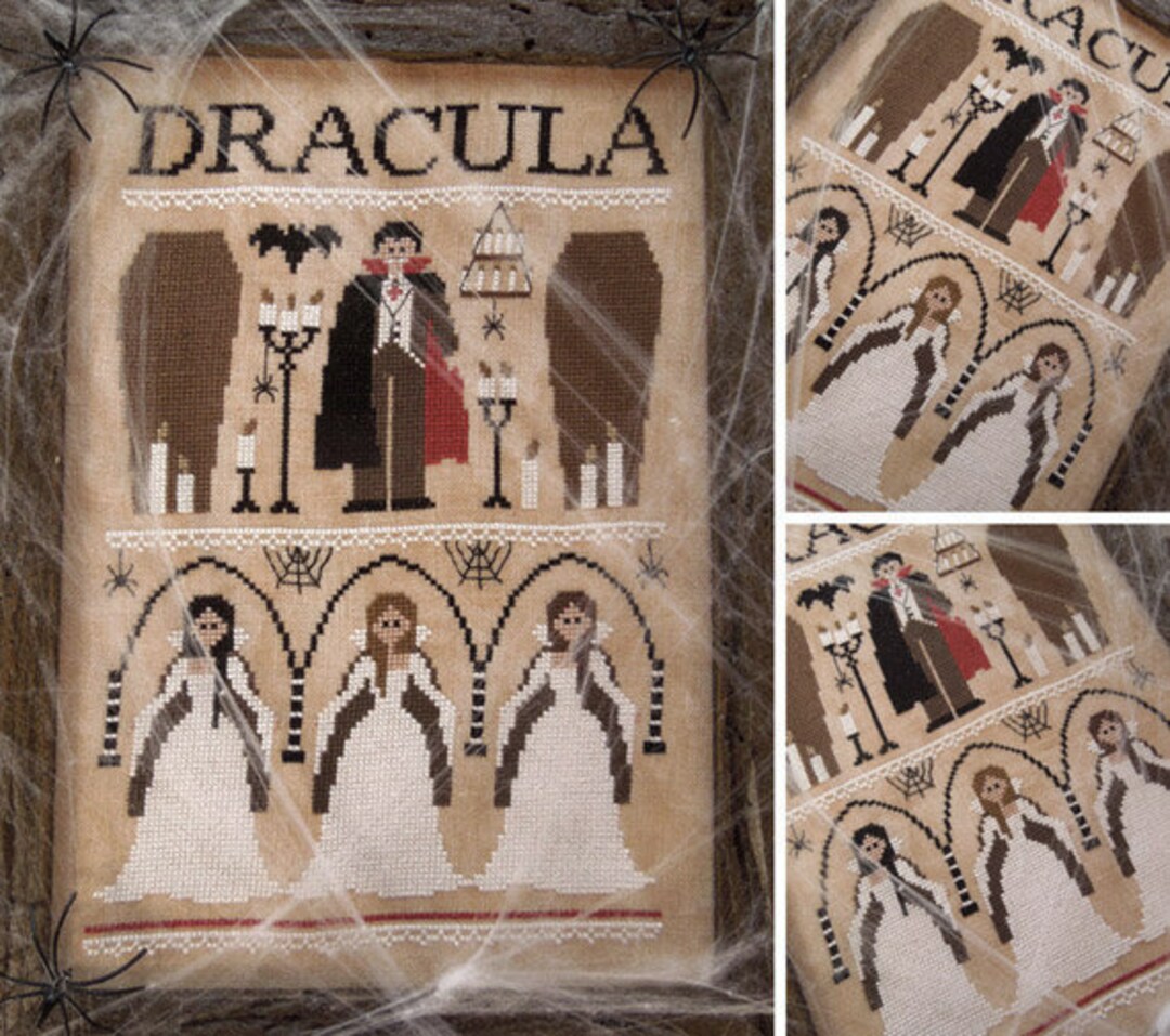 Dracula - PDF DIGITAL Cross Stitch Pattern - Etsy
