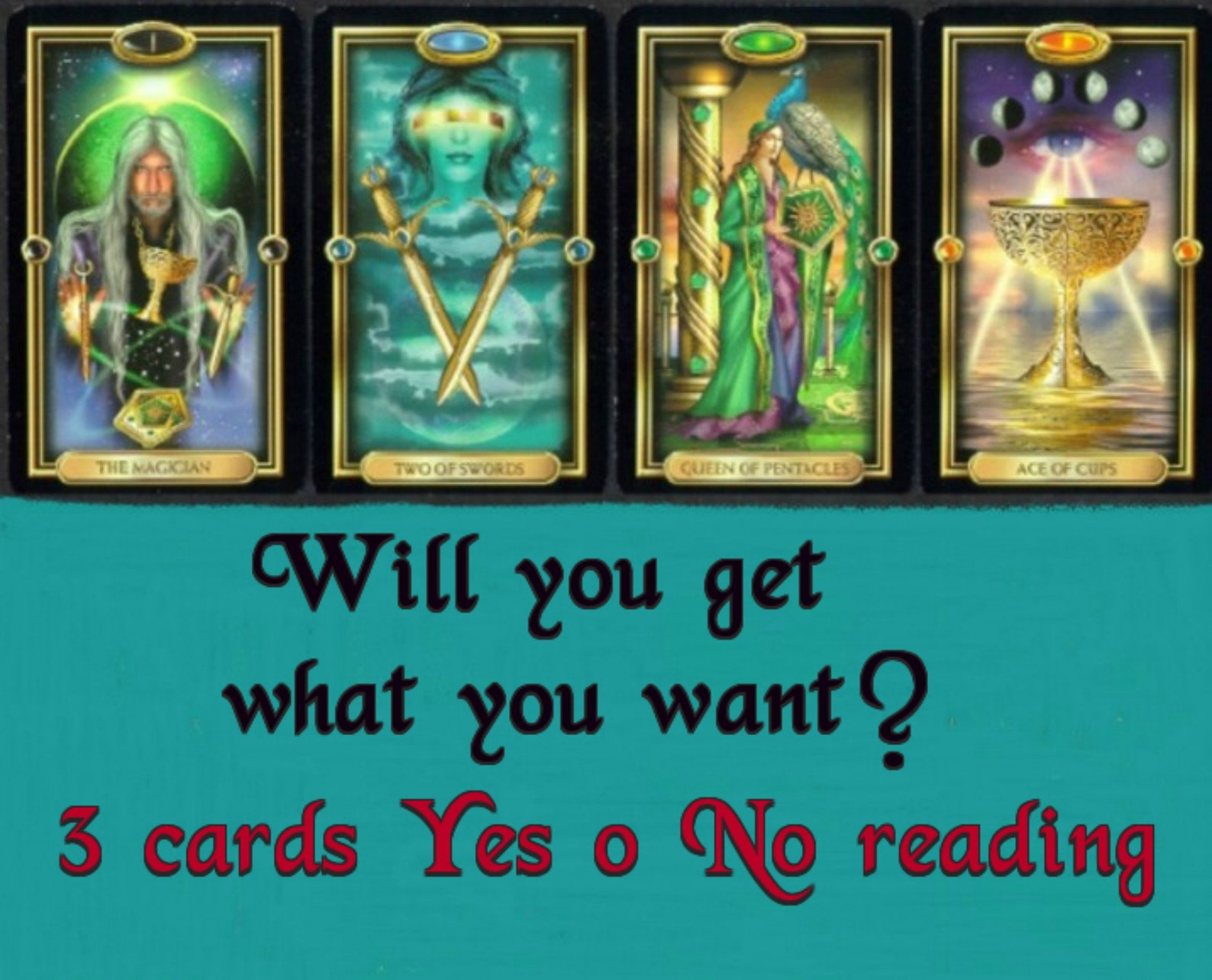 Yes or No Three Cards Brief Reading, Quick Response Card Reading - Etsy
